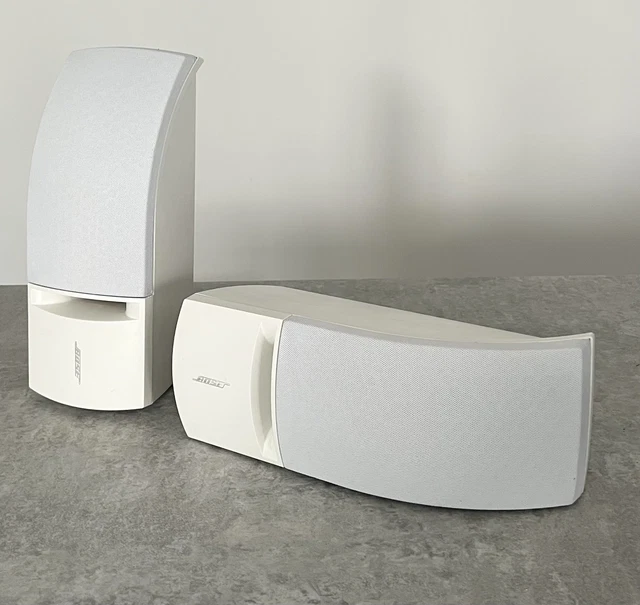 2 X BOSE White 161 Stereo Bookshelf Speakers £95.00 - PicClick UK