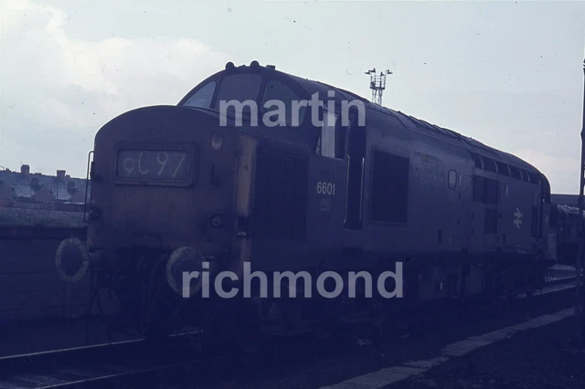 BRITISH RAIL CLASS 37 no. 6601 1970's Agfacolor 35mm Slide RN513 £3.99 ...