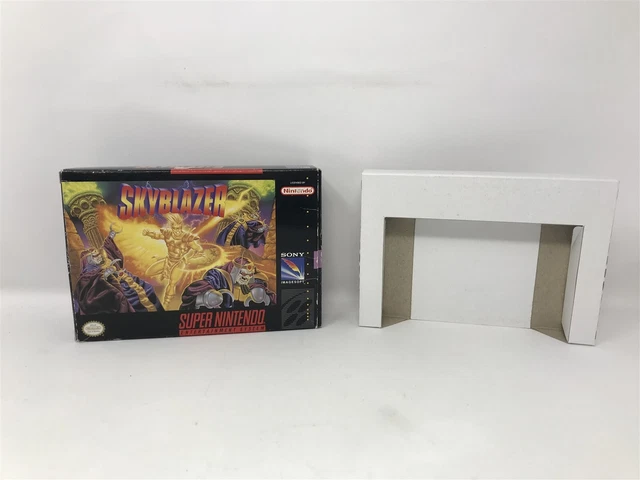 SKYBLAZER - SUPER Nintendo SNES - Original box Only - No GAME - RARE ...