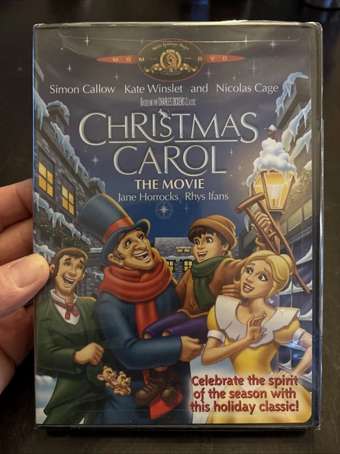 CHRISTMAS CAROL-THE MOVIE (DVD, 2001) Animated Nicolas Cage Kate ...
