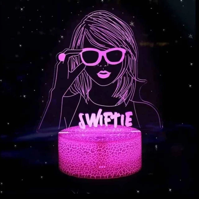 TAYLOR SWIFT 3D Night Light LED Night Light 16 Colours Changing With ...