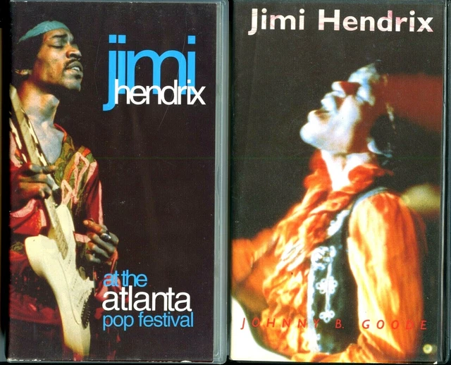 JIMI HENDRIX - Atlanta Pop Festival + Johnny B Goode - Vhs Video 2 X ...