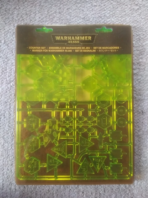 GAMES WORKSHOP WARHAMMER 40k Counter Set 65-29 Sealed - Package ...