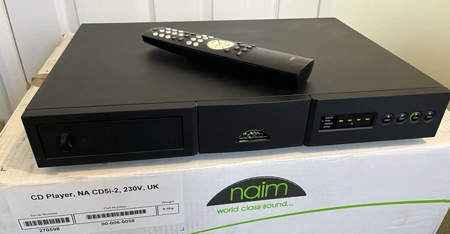 NAIM CD5I-2 CD Player Original box +XLR lead. £372.00 - PicClick UK