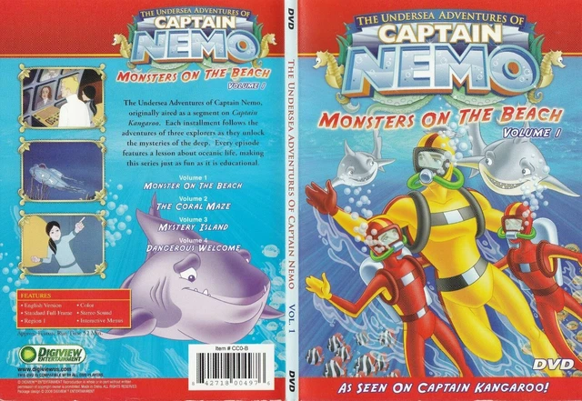 CAPTAIN NEMO: MONSTERS On The Beach - Volume 1 (DVD, Full Screen) $18. ...