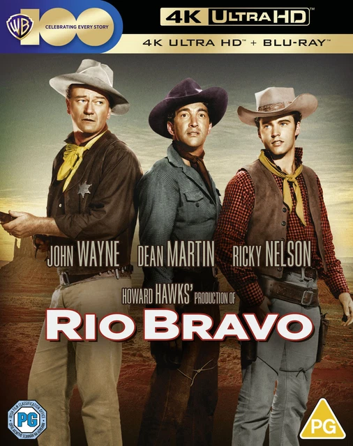 RIO BRAVO (4K UHD Blu-ray) Bing Russell Angie Dickinson Claude Akins ...