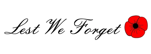 LEST WE FORGET Car Van Window Vinyl Decal Sticker Memorial Poppy Camper ...