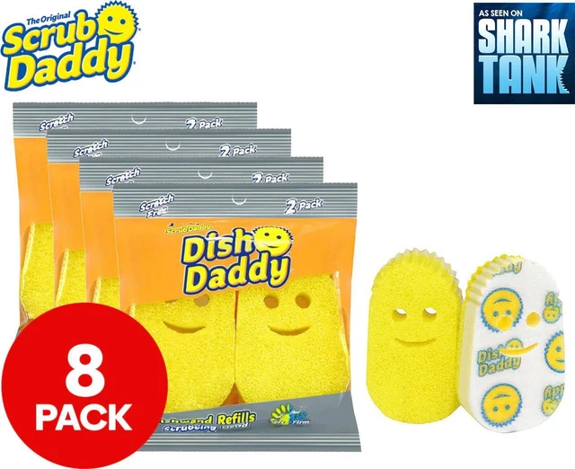 4 X 2PK Scrub Daddy Dish Daddy Soap Dispensing Dish Wand Refills.. $29. ...
