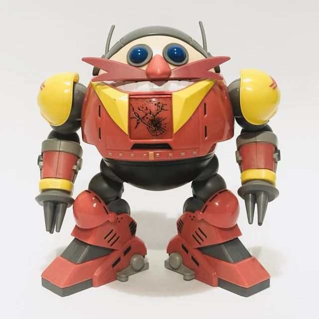 SONIC THE HEDGEHOG Dr Robotnik Giant Eggman Robot Battle Jakks Toy ...
