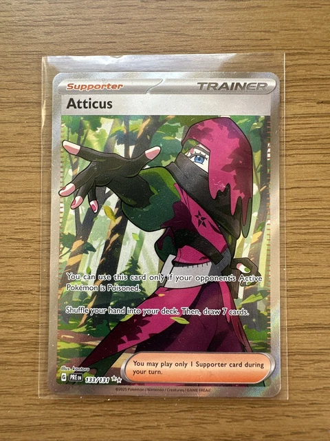 POKÉMON TCG PRISMATIC Evolutions: Atticus Ultra Rare 133/131 £3.80 ...