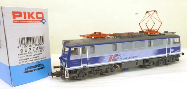 PIKO H0 96374 E-Lok BR EU07-342 PKP Intercity blau/grau, DSS U51 EUR 181,00 - PicClick DE