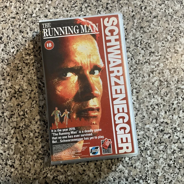 THE RUNNING MAN VHS (PAL) Arnold Schwarzenegger The Video Collection £3 ...