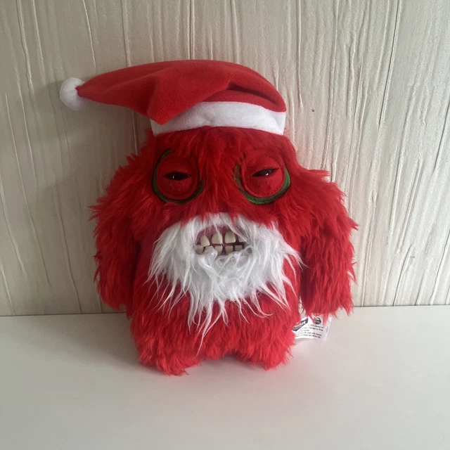 FUGGLER FESTIVE FUGGS - Santa Soft Toy Cuddly Plush Funny Ugly Monster ...