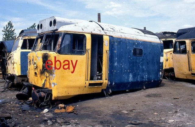 ORIGINAL 35MM SLIDE BR Class 50 no.50022 at Vic Berrys scrapyard ...