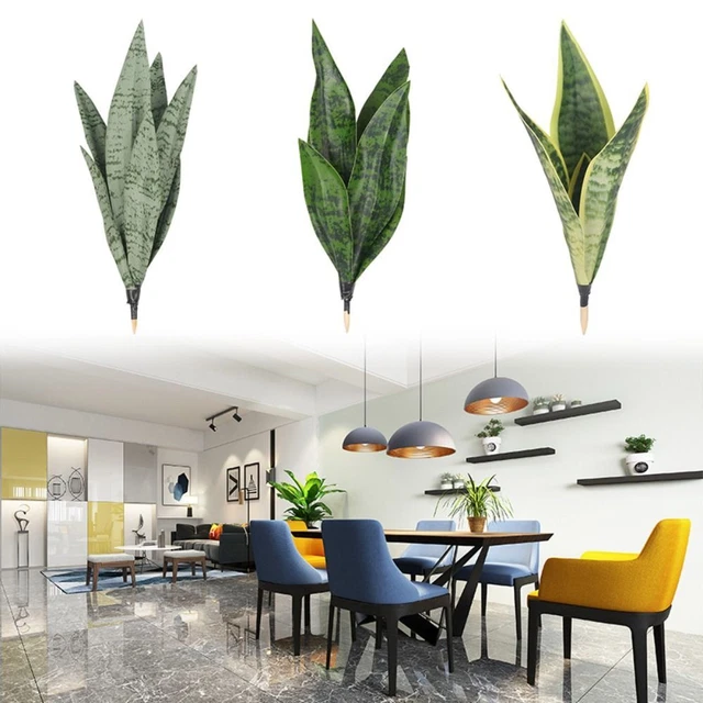 SNAKE PLANT LIFELIKE Greenery Orchid Grass Sansevieria Trifasciata ...