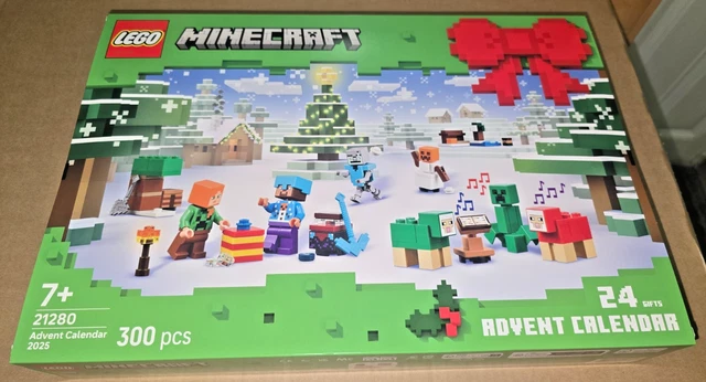 LEGO MINECRAFT 2025 Advent Calendar 21280 Brand New & Sealed, Sold Out ...