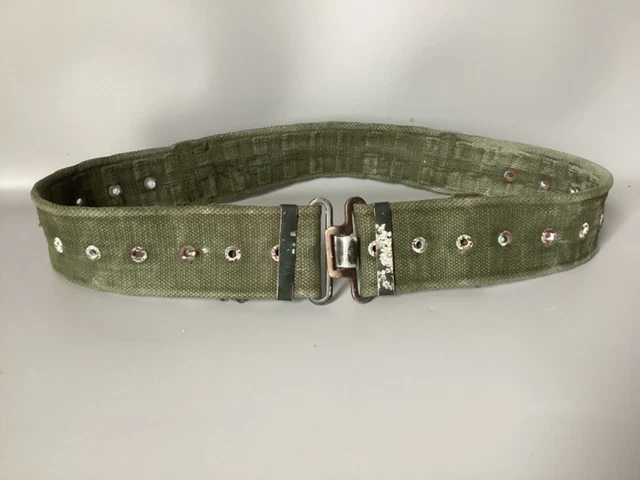 BRITISH ARMY ISSUE 58 Pattern webbing belt 38inch waist approx (R62) £ ...