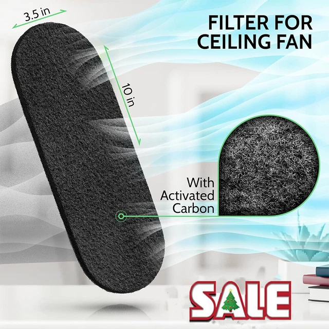 CEILING FAN FILTERS-HIGH-EFFICIENCY Activated Carbon Air Filters ...