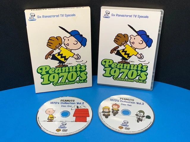 PEANUTS 1970S COLLECTION Vol. 2 (DVD, 2010, 2-Disc Set) +Slip VERY NICE ...