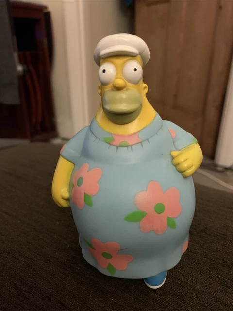 2001 BURGER KING The Simpson's Fat Homer Muumuu Dress Figure FREE UK ...