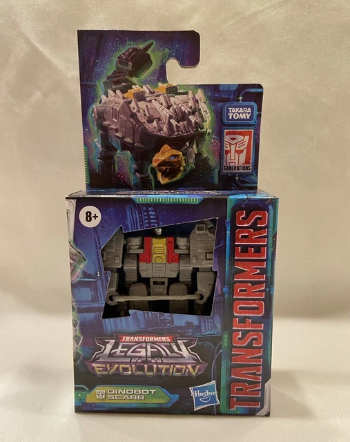 NEW! HASBRO SCARR Transformers Legacy: Evolution Core Class Dinobot ...