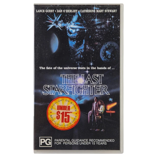 THE LAST STARFIGHTER VHS PAL Australian Release Warner Sci-Fi Cult TAPE ...