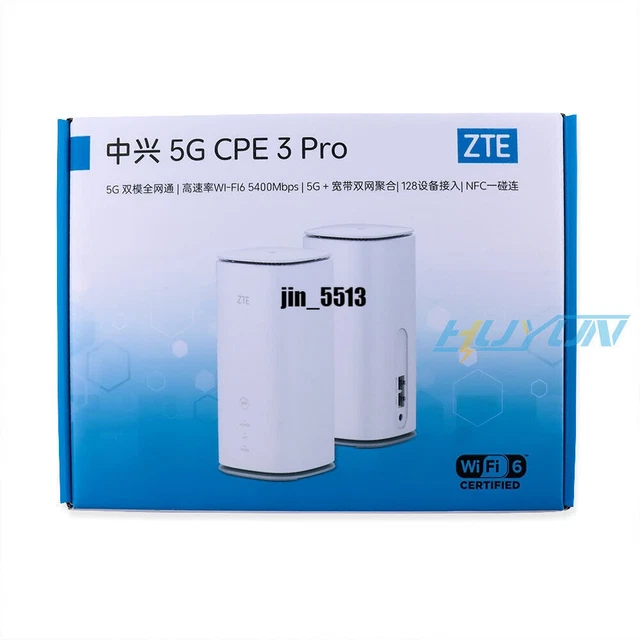 ZTE MC8020 5G Modem CPE WiFi 6 Dual Band 5400Mbps UP Enterprise ...
