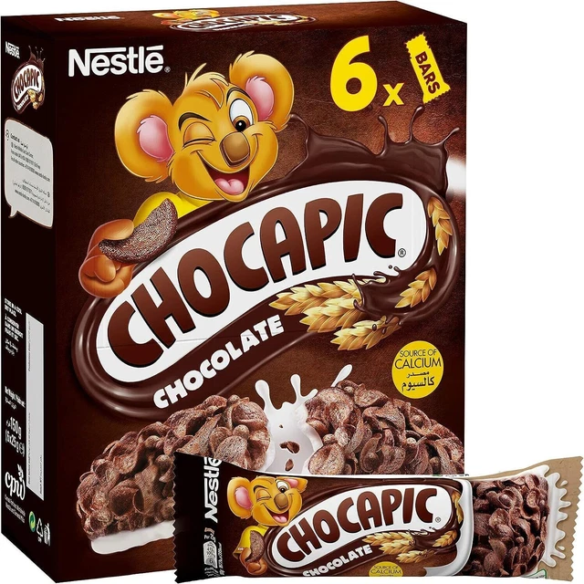 NESTLE CHOCAPIC CHOCOLATE Breakfast Cereal Bar 25G (6 Bars) World £16. ...