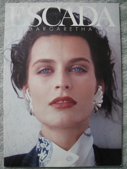 ESCADA FASHION CATALOG VANESSA Duve IMAN Estelle HALLYDAY Jackie Adams ...