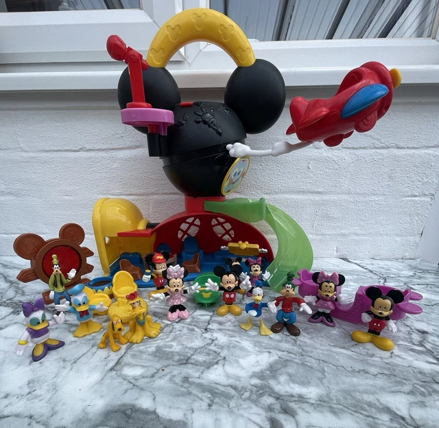MICKEY MOUSE CLUBHOUSE "Fly 'n Slide" Playset Walt Disney Big Bundle ...