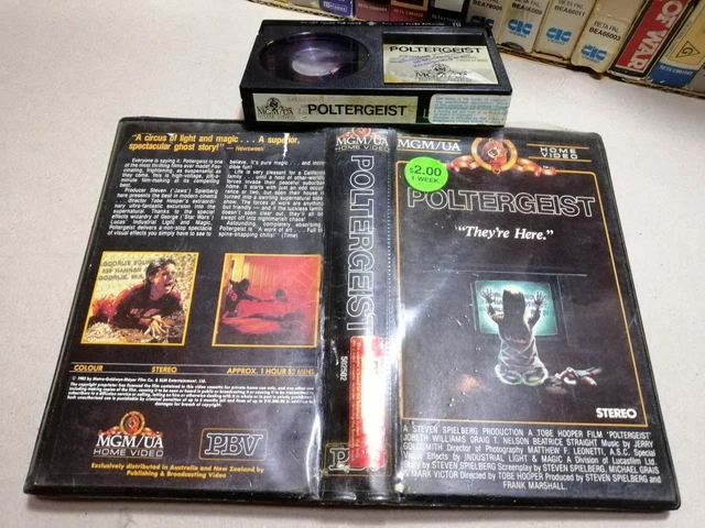 POLTERGEIST 1 - 2 - 3 - RARE Ex Rental Beta Big Box 1st Releases - CULT ...
