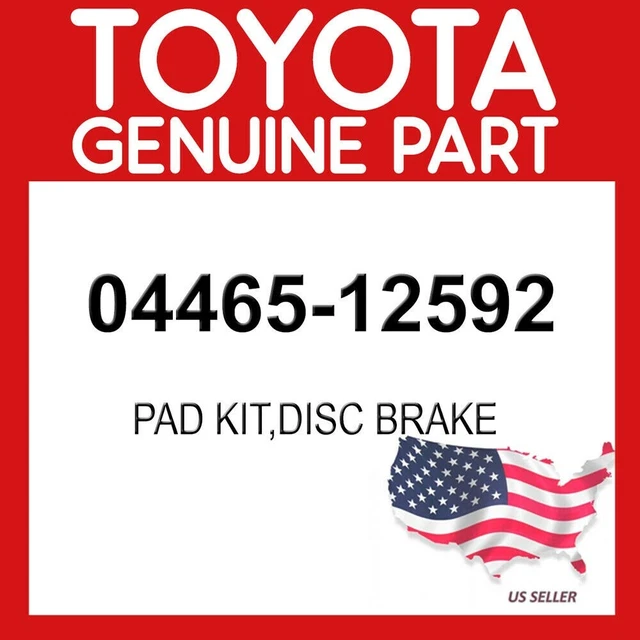TOYOTA GENUINE 04465-YZZE8 Pad Kit, Disc Brake Oem EUR 90,55 - PicClick FR