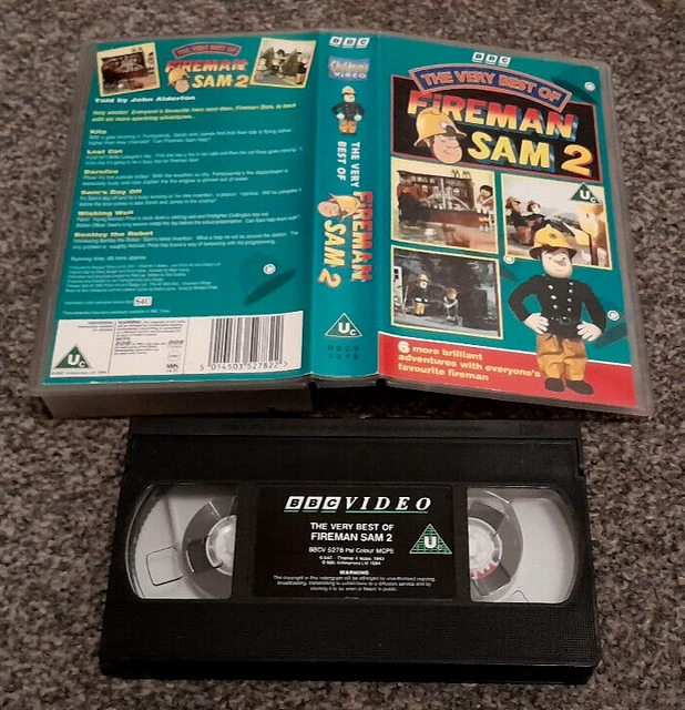THE VERY BEST Of Fireman Sam 2 Kite Lost Cat Pal Vhs Video Kids ...