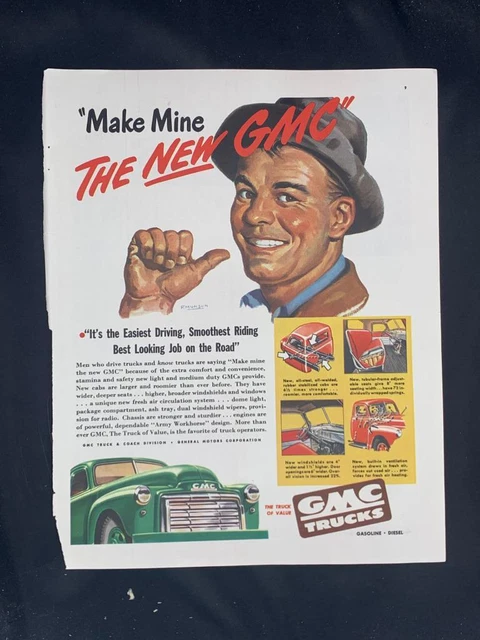 MAGAZINE AD* - 1948 - GMC Trucks - (#4) EUR 7,38 - PicClick FR