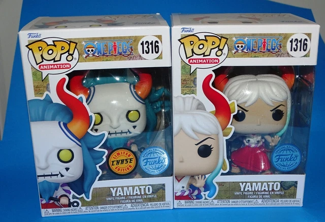 FUNKO POP #1316 Yamato One Piece Limited Chase + Common Bundle +Prot ...