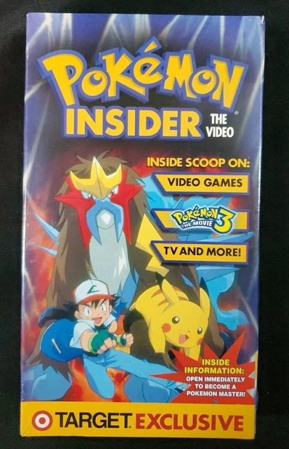POKEMON INSIDER TARGET Exclusive The Movie VHS Video Games Tv More NEW ...