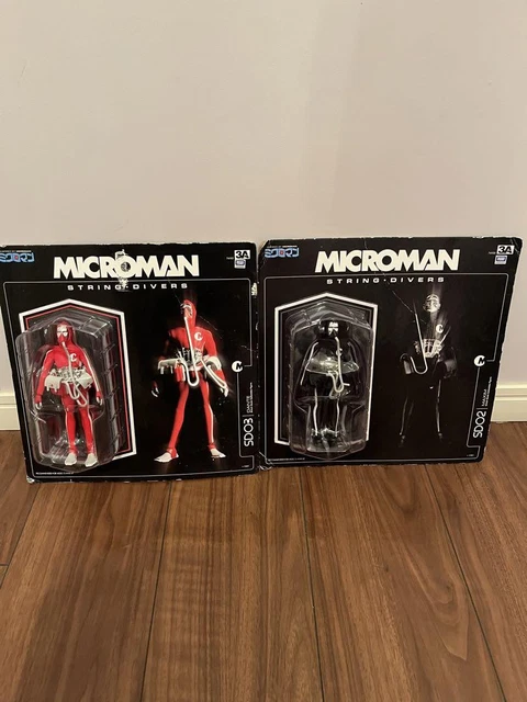 MICRONAUTS MICROMAN 3A String Divers Action Figure SD02 SD03 set TAKARA w/BOX EUR 205,81 ...