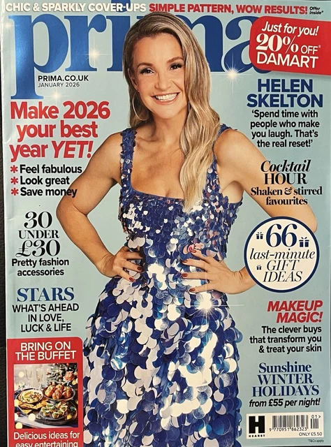 PRIMA MAGAZINE ISSUE January 2026 £10.99 - PicClick UK