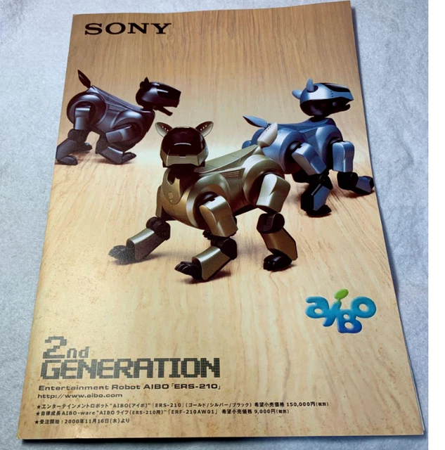 VERY RARE SONY Aibo 2nd generation Catalog JAPAN Free shipping EUR 25 ...