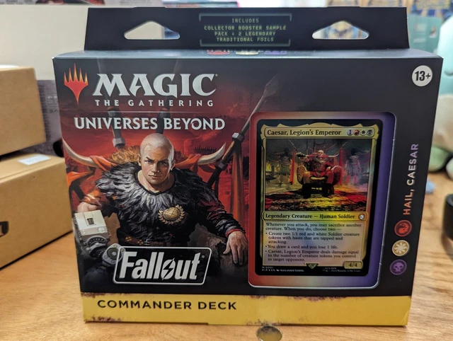 HAIL, CAESAR COMMANDER Deck ~ Universes Beyond: Fallout ~ MTG Sealed ...