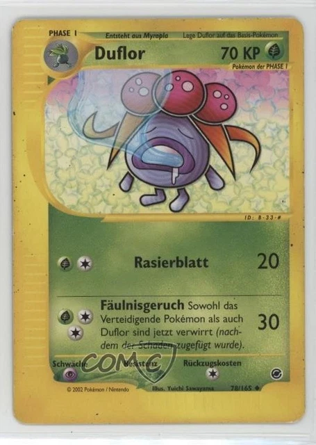 GLOOM GERMAN POKEMON e-Card Series Expedition #78 2002 $36.86 - PicClick AU