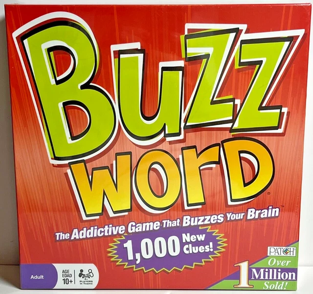 BUZZ WORD FAMILY Fun Board Game By Patch 2010 NEW SEALED Game Night $15 ...
