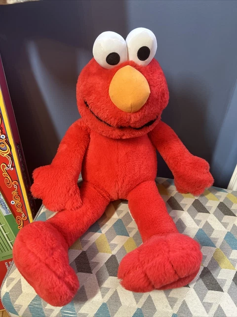 SESAME STREET ELMO Big Plush Toy Large Excellent Condition 24 Inches £ ...