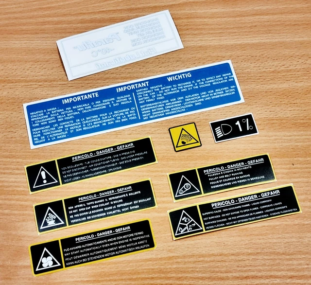 FULL KIT MOTOR & Body Lancia Delta Hf Stickers £38.49 - PicClick UK