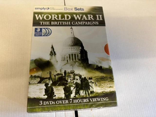 WORLD WAR 2 the british campaigns dvd boxset new sealed pal 2 £6.49 ...