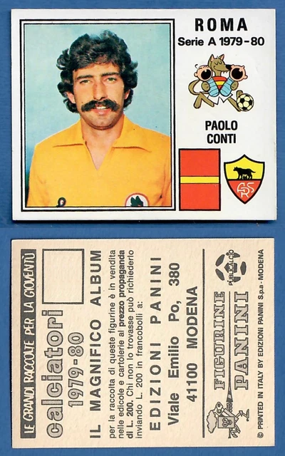 FIGURINA CALCIATORI PANINI 1979/80 - Nuova/New N.250 Conti - Roma EUR 1 ...