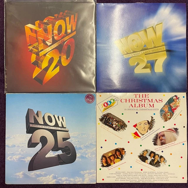 NOW THAT'S WHAT I Call Music 4 x album disque vinyle LP 20 - 27 - 25 ...