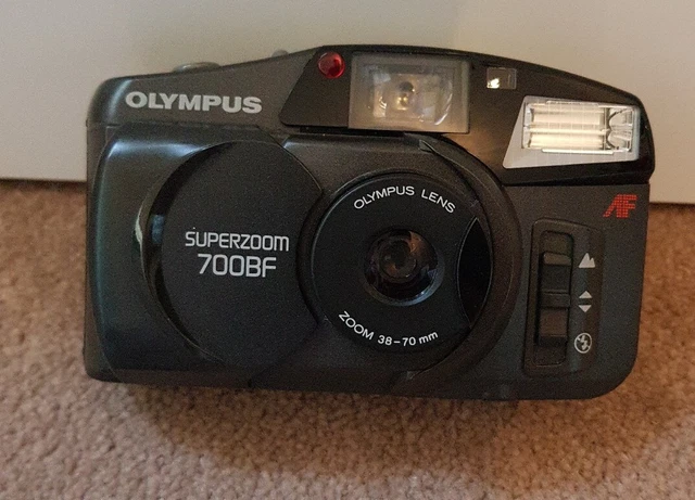 OLYMPUS SUPERZOOM 700BF 35mm Film Camera Point & Shoot Working £31.59 ...