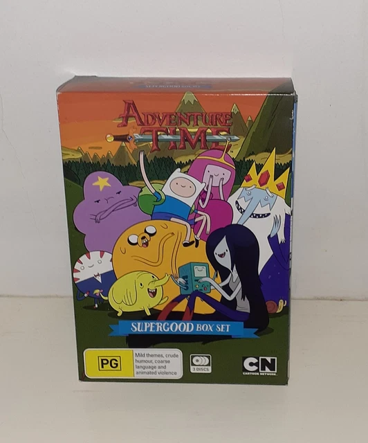 ADVENTURE TIME SUPERGOOD Box Set dvd set. 3 discs. Discs Excellent ...