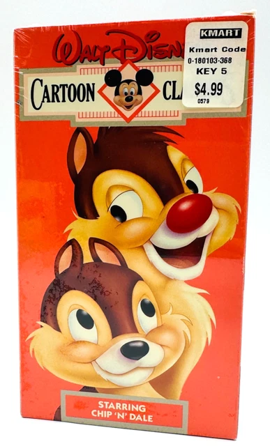 WALT DISNEY'S CARTOON Classics Vol. 9 Starring Chip 'N' Dale VHS SEALED ...